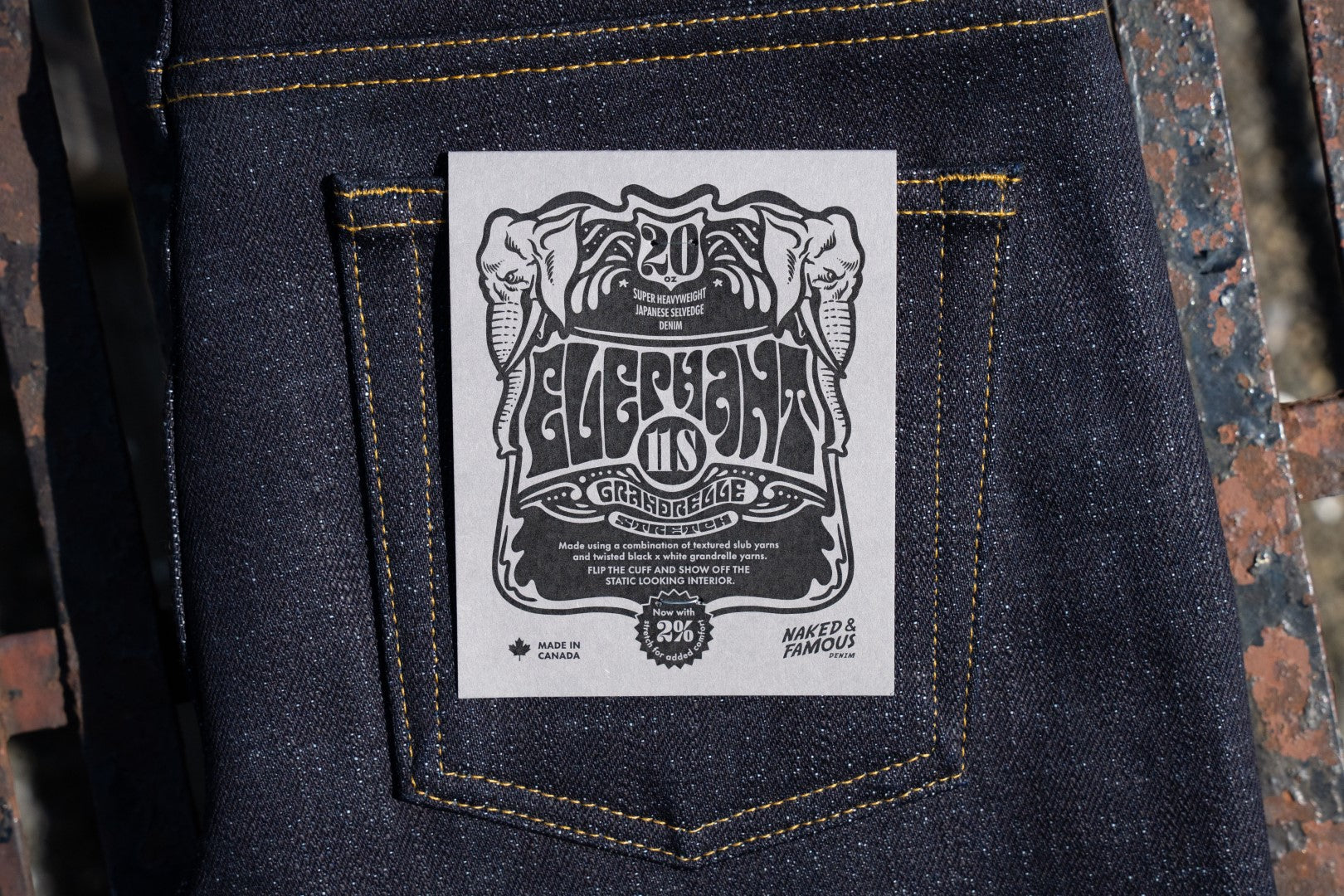 Comfort With The Durability Of Heavyweight Denim With The Elephant 11
